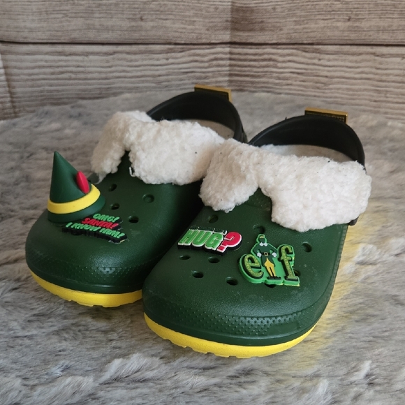 CROCS | Shoes | Crocs Elf Movie Theme Kids Size 2 Great Condition ...